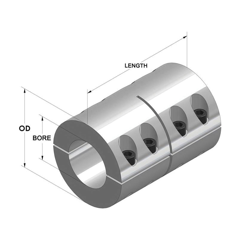 ShopIBT | Clamping Coupling, 2-Piece Industry Standard, Series: G2SCC ...